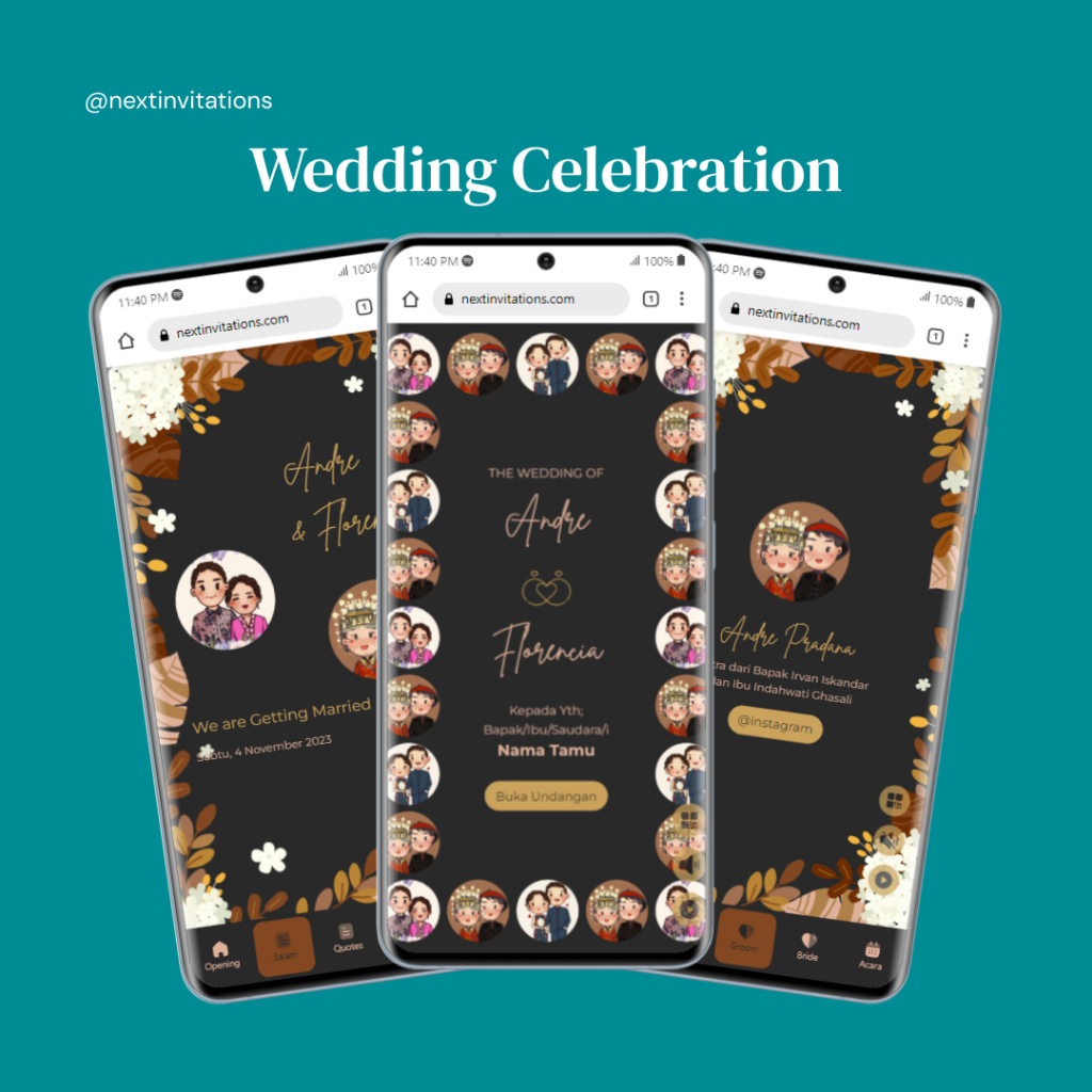Jual Undangan Website Pernikahan Syar'i Unik Aesthetic | Undangan ...