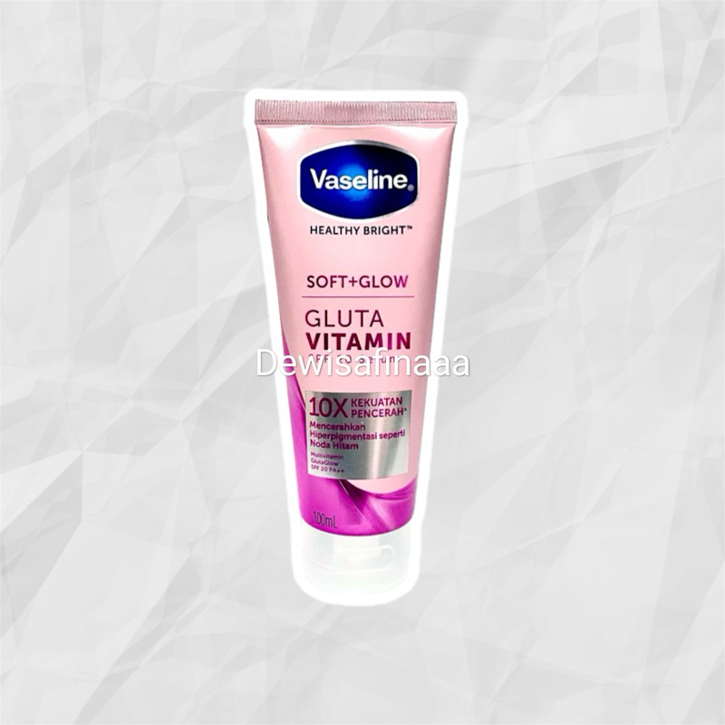 Jual Vaseline Soft Glow Gluta Vitamin SPF 20 Body Serum Niacinamide ...