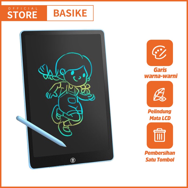 Jual (HOT)BASIKE LCD Writing Board Drawing Tablet 16inch Eye Care One ...