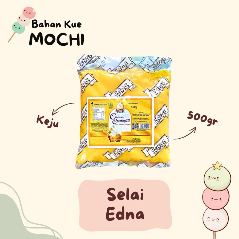 Jual Selai Keju Edna 500gr / Cream Cheese Cream Fill Edna 500gr ...