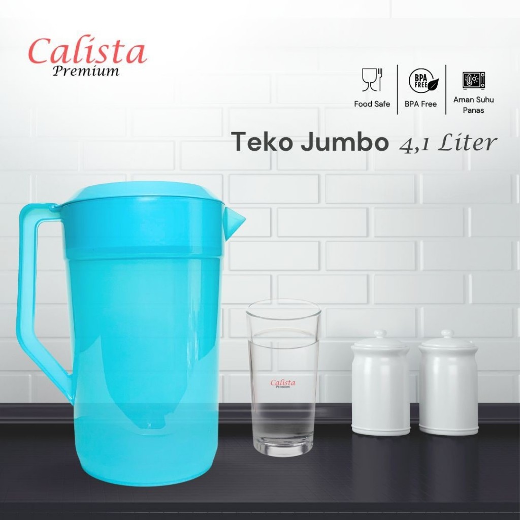 Jual TEKO JUMBO Eskan calista premium 4.1 Liter/Teko Air Plastik Teko ...