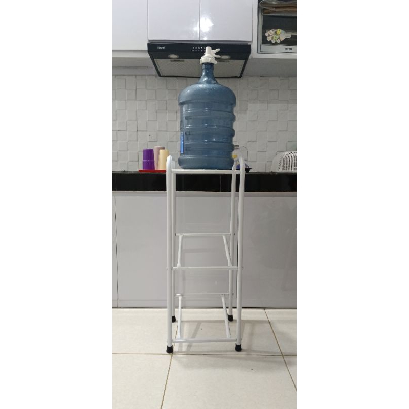 Jual Rak galon plat 3 susun/rak dispenser/rak galon miring | Shopee ...
