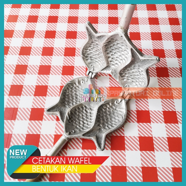 Jual WAFEL IKAN ISI 3 / Waffle Bapel Pancake Kue Jepit / Taiyaki ...