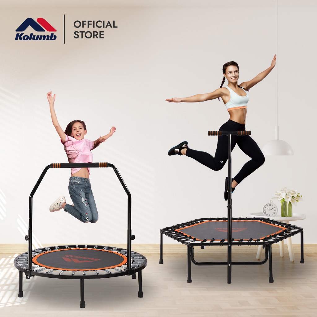 Jual Kolumb Sport Trampoline 1 Set Alat Olahraga Lompat Trampolin | Shopee Indonesia