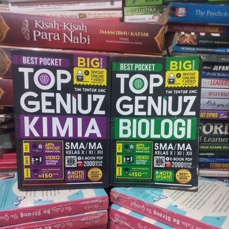 Jual TOP GENIUZ KIMIA DAN TOP GENIUZ BIOLOGI | Shopee Indonesia