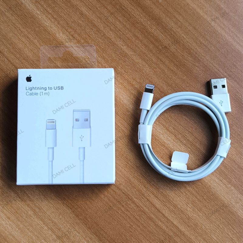 Jual Kabel Data Original IP USB-A to Lightning Fast Charging | Shopee ...