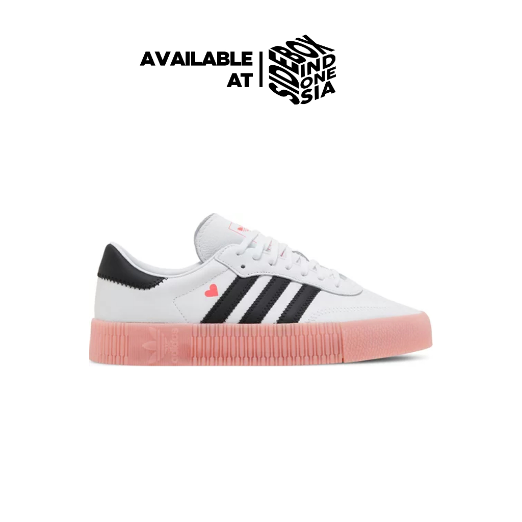 Jual Adidas Samba Rose Valentine White Black Pink | Shopee Indonesia