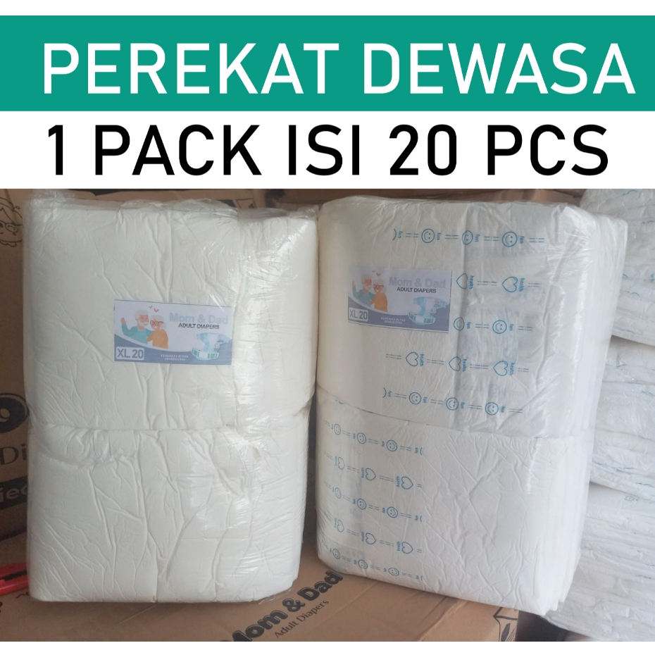 Jual POPOK / PAMPERS PEREKAT DEWASA ISI 20 PCS / PACK | Shopee Indonesia