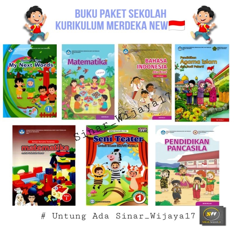 Jual Buku Paket Kelas 1 Sd Kurikulum Merdeka / Penggerak Kementrian Terbaru | Shopee Indonesia