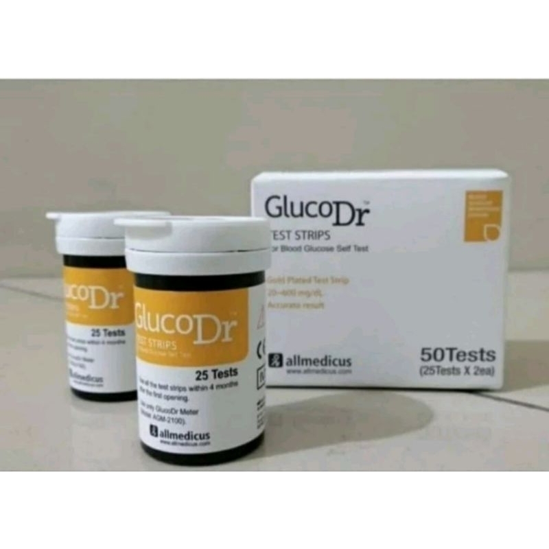 Jual strip gluco dr bio code 8 / gluco dr strip kuning | Shopee Indonesia