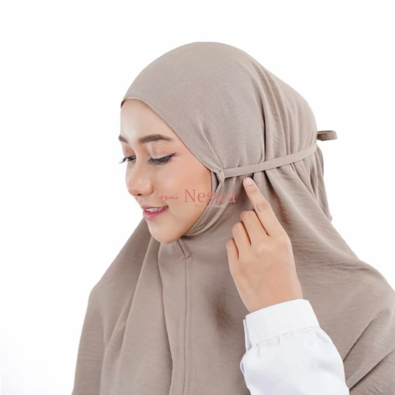 Jual Hijab Bergo Maryam Crinkle Size XL / Jilbab Maryam Crinkle Terbaru | Shopee Indonesia