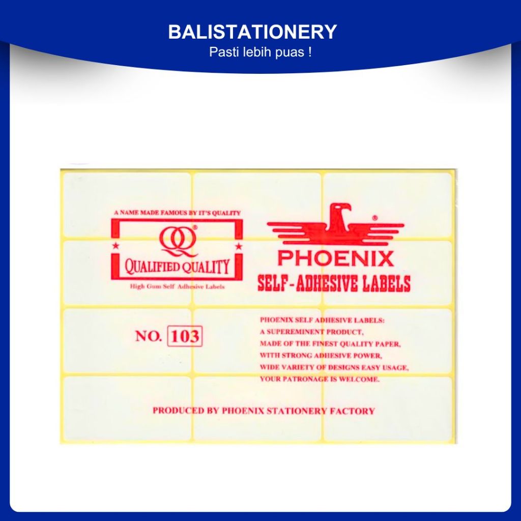 Jual Stiker Label Harga Phoenix 103 | Shopee Indonesia