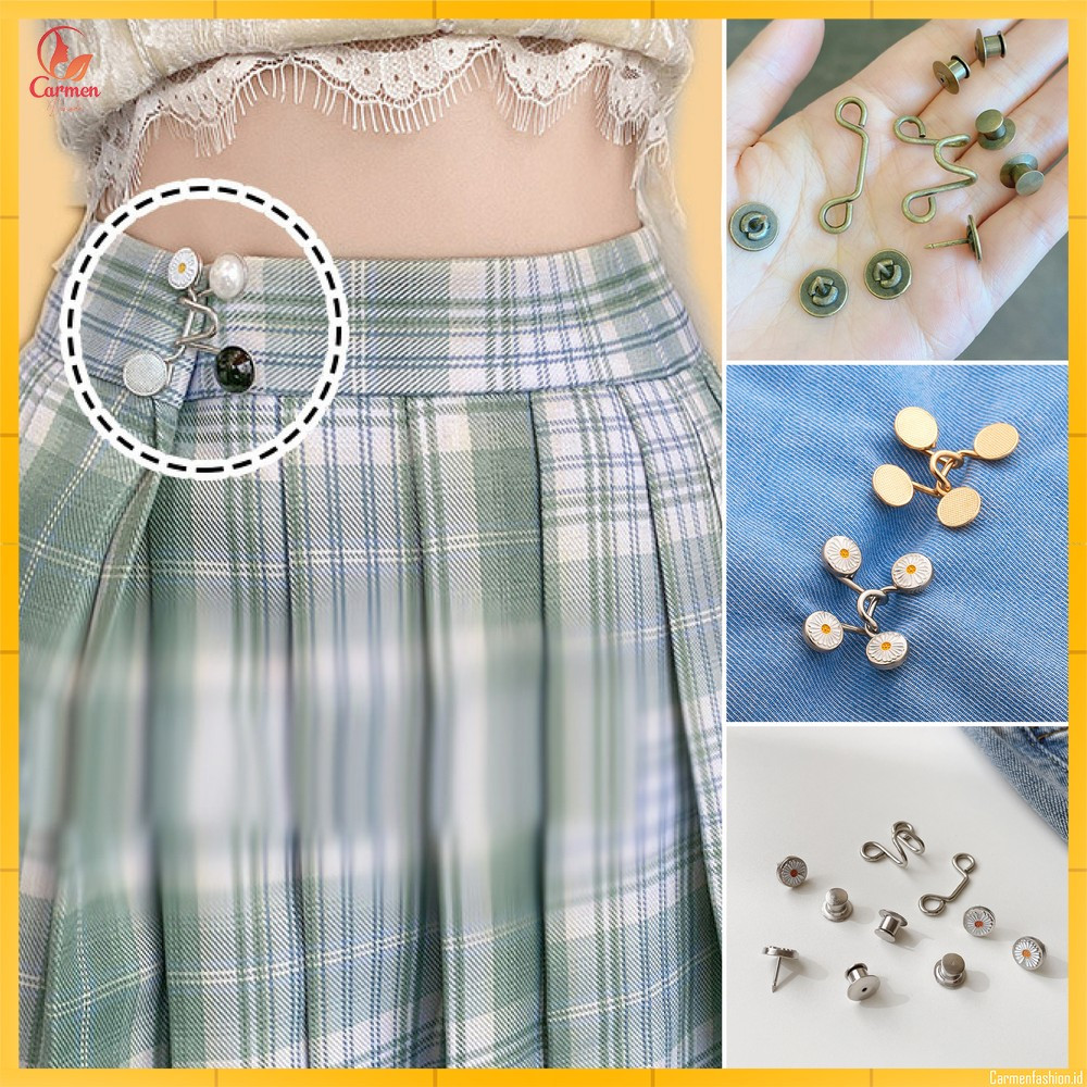 Jual Kancing Jeans Daisy Lepas Pasang Multifungsi / Kait Pengecil ...