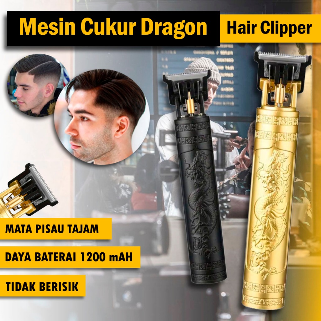 Jual Alat Cukur Dragon Vintage – Alat Cukur Rambut Electric Hair Clipper Kumis Jenggot Mesin ...