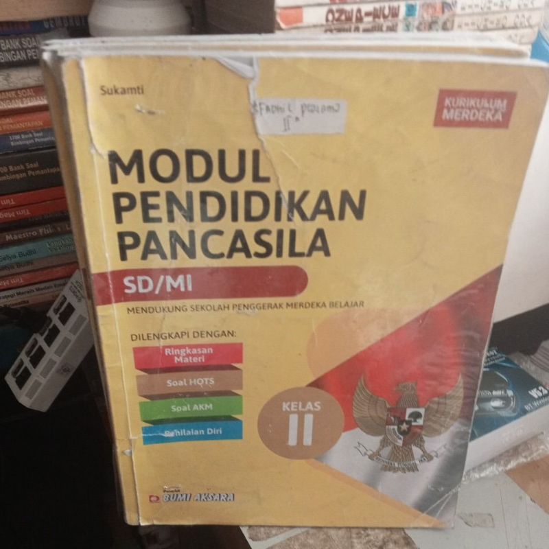 Jual BUKU PPKN/ MODUL PENDIDIKAN PANCASILA UNTUK SD KELAS II/2 KURIKULUM MERDEKA PENERBIT BUMI ...