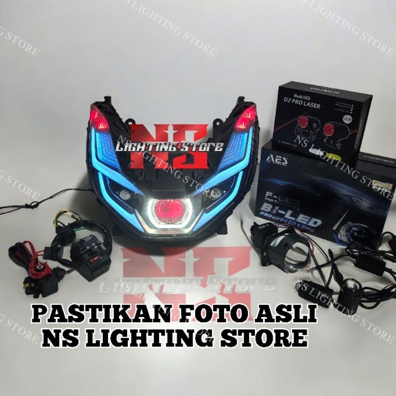 Jual PROJIE PROJECTOR BILED AES F002 3 INCHI PCX 160 | Shopee Indonesia
