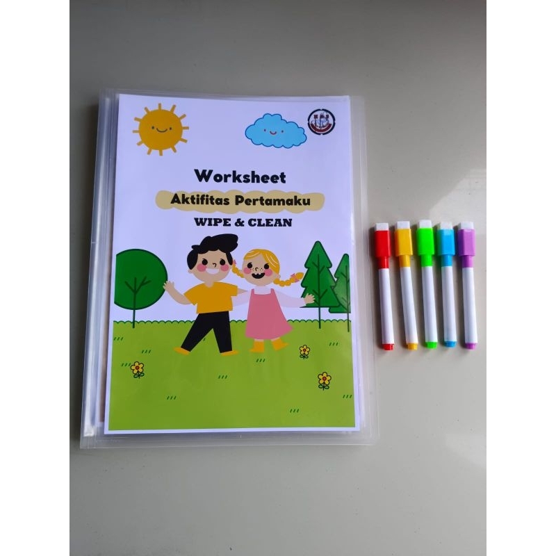 Jual MAINAN EDUKASI WORKSHEET ANAK WORKSHEET TK SD WORKSHEET BUKU WIPE ...