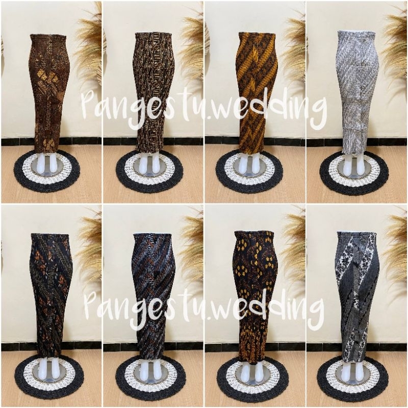 Jual [Part 1] Rok Plisket Wiru / Motif Lengkap - Warna & Motif Cantik ...