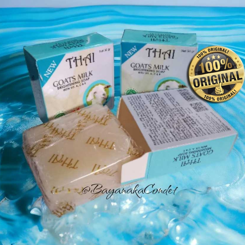 Jual Sabun Susu Domba THAI - Goat Milk Brightening Soap 50gr | Shopee ...