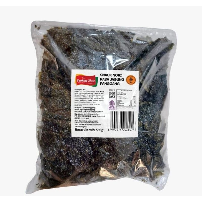 Jual cemilan nori roll rumput laut & nori remahan 500gr | Shopee Indonesia