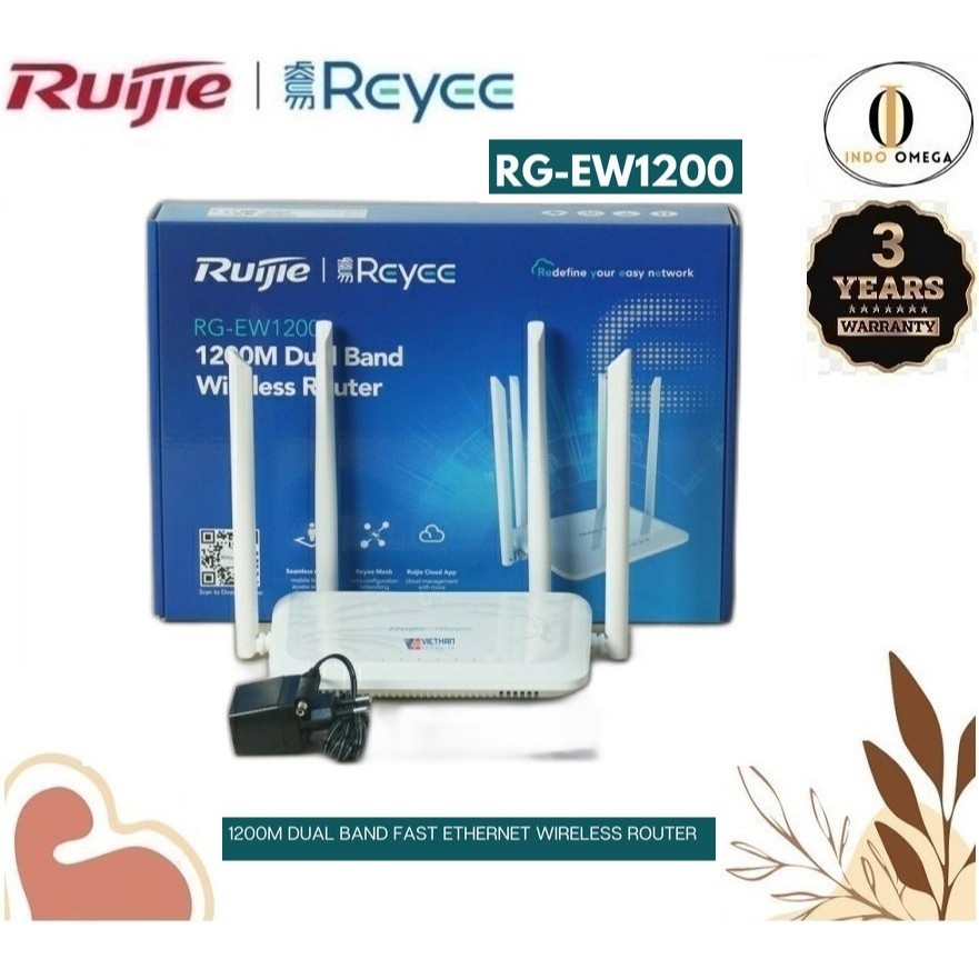 Jual RUIJIE REYEE RG-EW1200 1200M Dual-band Wireless Router RG EW1200 2 ...