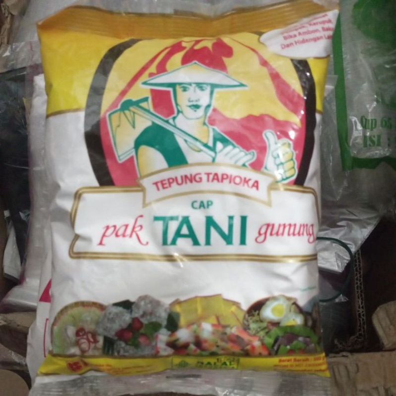 Jual TEPUNG TAPIOKA PAK TANI GUNUNG KEMASAN 500 GR ALMIRA PLASTIK ...