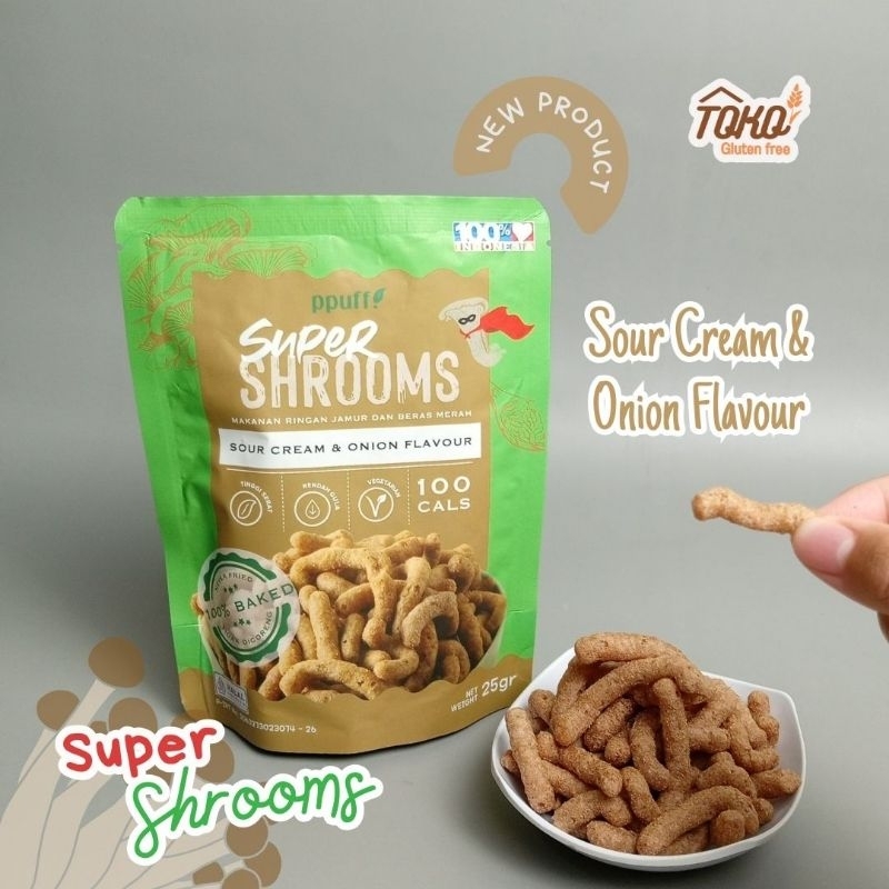 Jual Ppuff Super Shroom Snack Gluten Free Diet Special Need Camilan ...