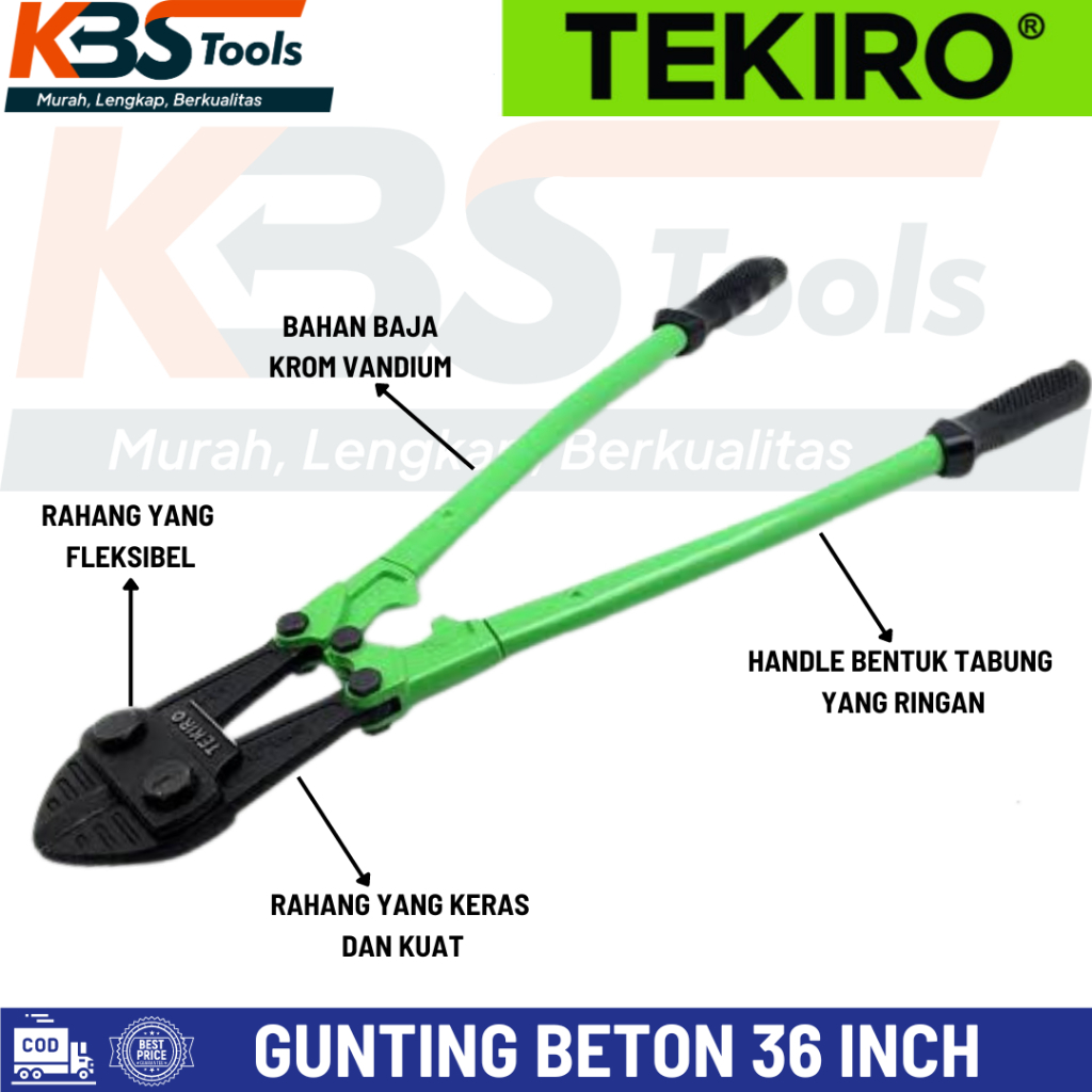 Jual TEKIRO Gunting Beton 36" - Tang Potong Besi Plat 36 Inch - Bolt ...