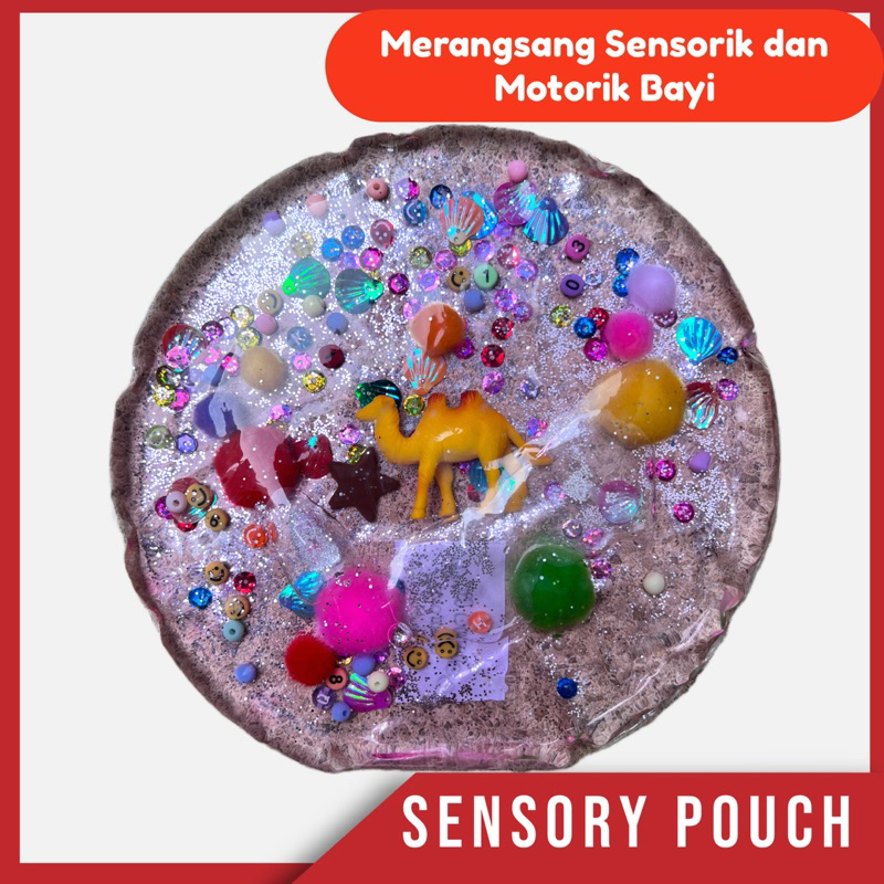 Jual Mainan Bayi Balita Edukasi Montessori Sensory Pouch | Shopee Indonesia