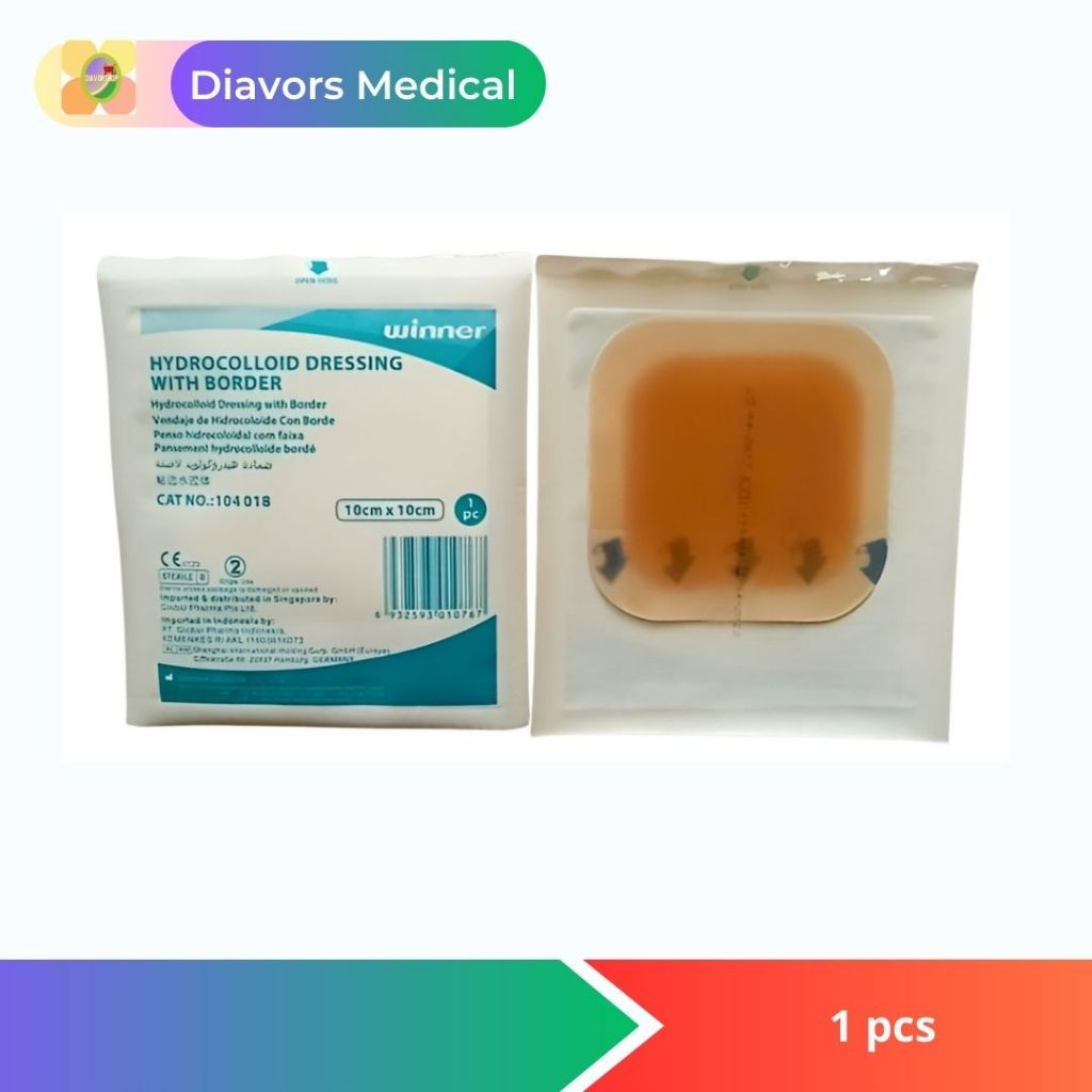 Jual Hydrocolloid Wound Dressing Plester Luka Decubitus 10 x 10 cm ...