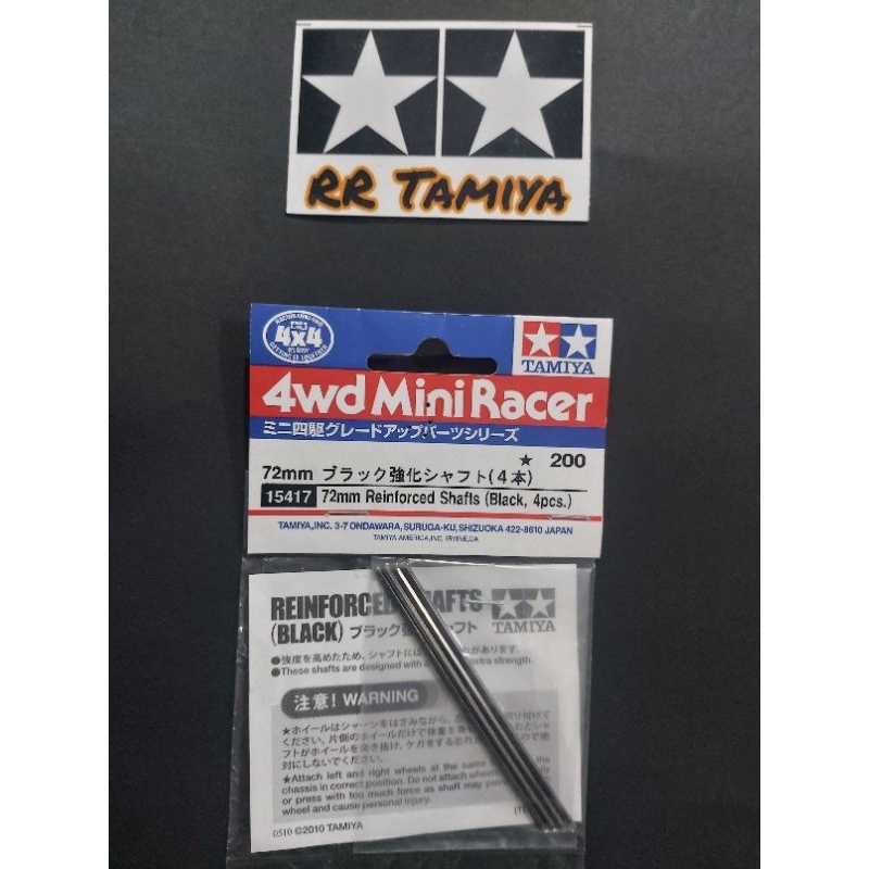 Jual Tamiya 15417 72mm Reinforced Shafts (Black, 4 pcs) | Shopee Indonesia