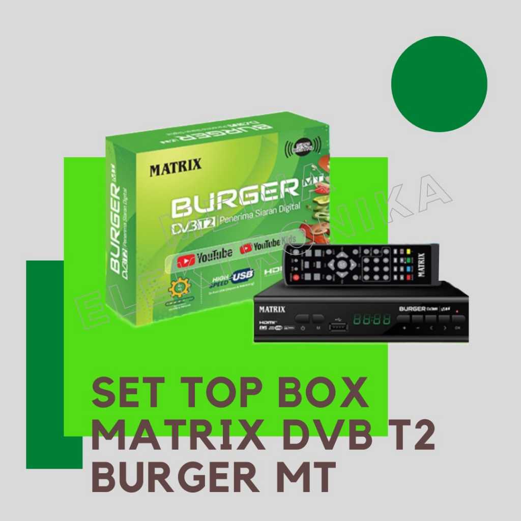 Jual Set Top Box DVB T2 Matrix Burger | Shopee Indonesia
