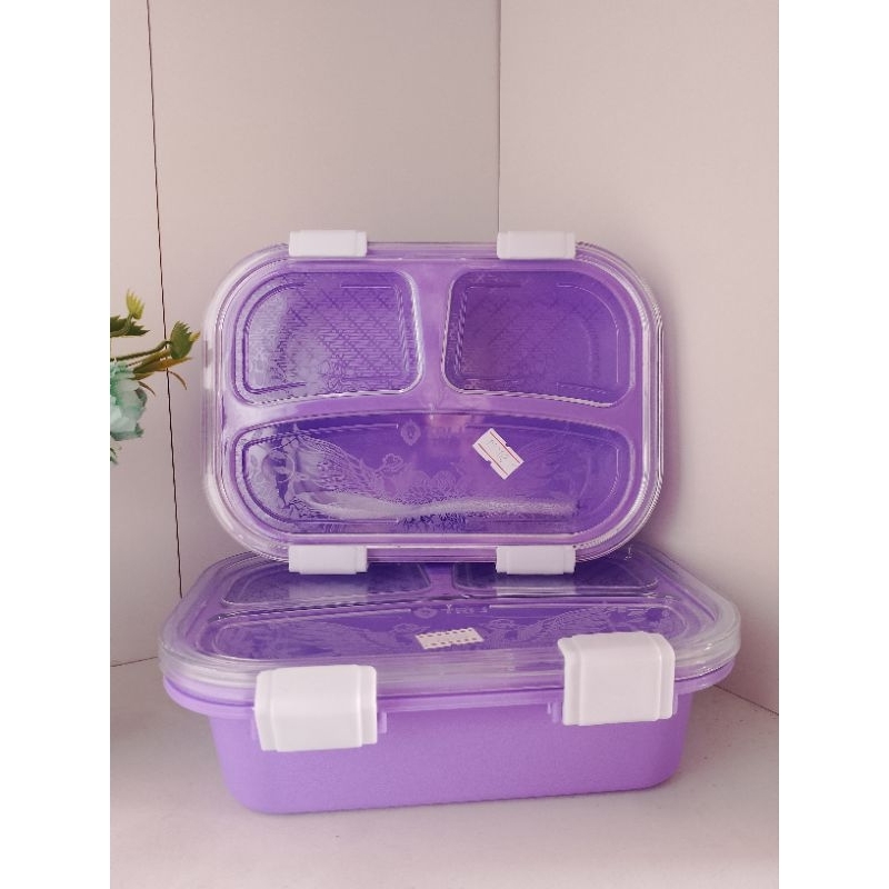 Jual KOTAK BEKAL/WADAH BEKAL/TEMPAT NASI FREE SENDOK | Shopee Indonesia