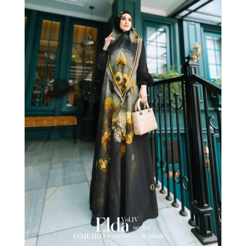 Jual SET GAMIS HALIZA SYAR'I RHANI SPORTY HITAM OLIVE YELLOW PURPLE ...