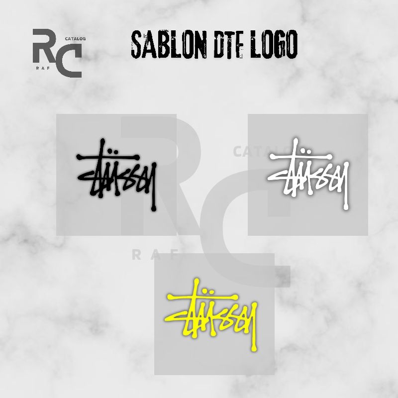 Jual Sablon DTF Sablon Setrika Stiker Kaos Gambar Logo Stussy 3 Varian ... Jual Sablon DTF Sablon Setrika Stiker Kaos Gambar Logo Stussy 3 Varian ...