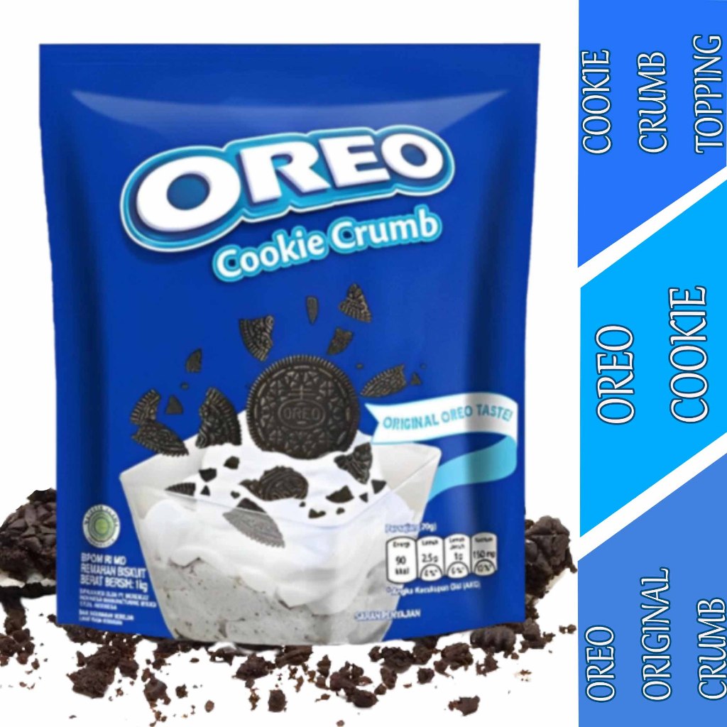 Jual Topping Bubuk Oreo - Oreo Cookie - Cookie Crumb Original - 1kg ...
