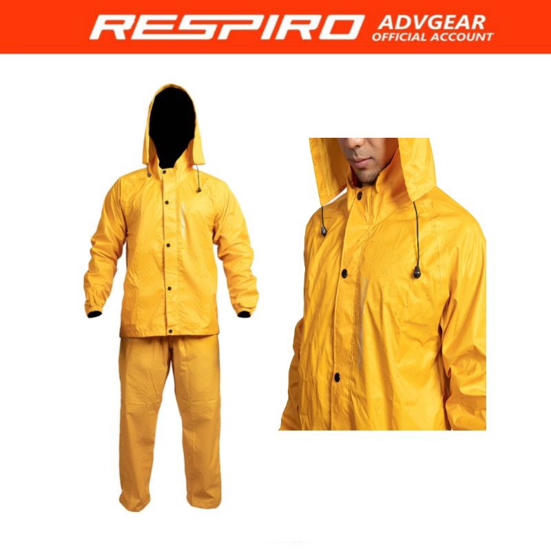 Jual Jas Hujan Pria Wanita RESPIRO DEFENDER Rain Suit Setelan Celana Dewasa Motor Original ...