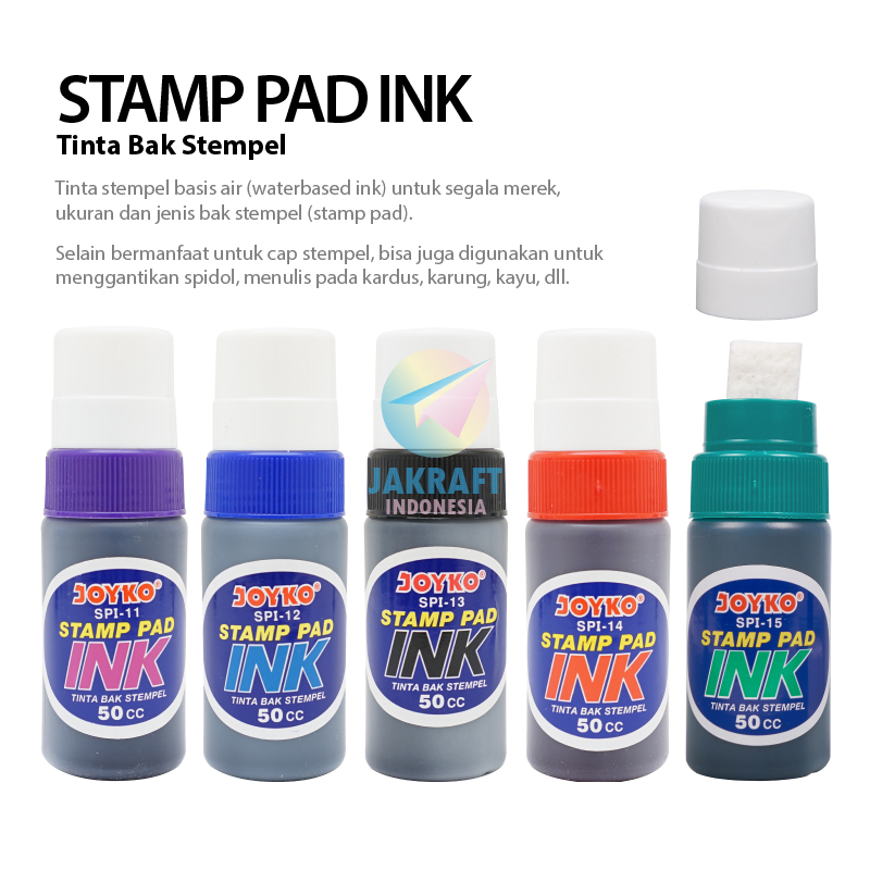 Jual (1 Pcs) Tinta Refill Isi Bak Stempel JOYKO SPI-11 Ungu Purple ...