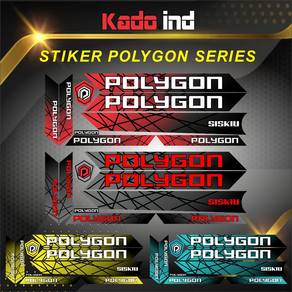 Jual STICKER DECAL SEPEDA POLYGON SERIES STRIPING | Shopee Indonesia
