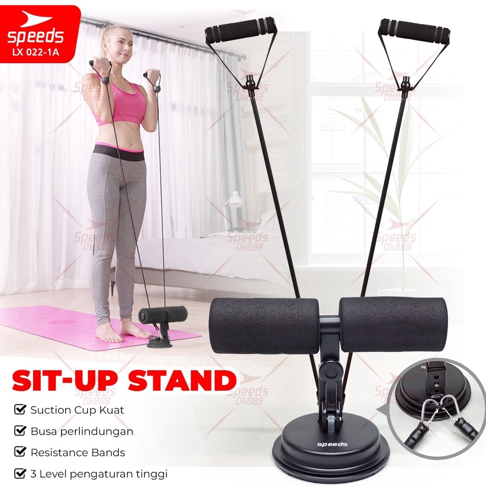Jual SPEEDS Sit Up Stand Tali Resitance Bands Alat Sit Up Tali Set ...