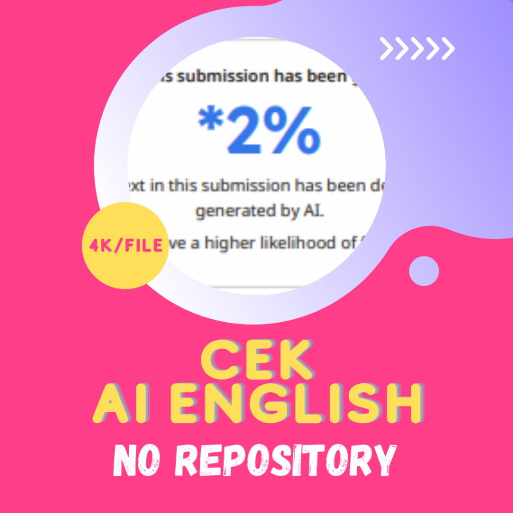 Jual Cek AI Dengan Tur id in No Repository khusus bahasa inggris ...