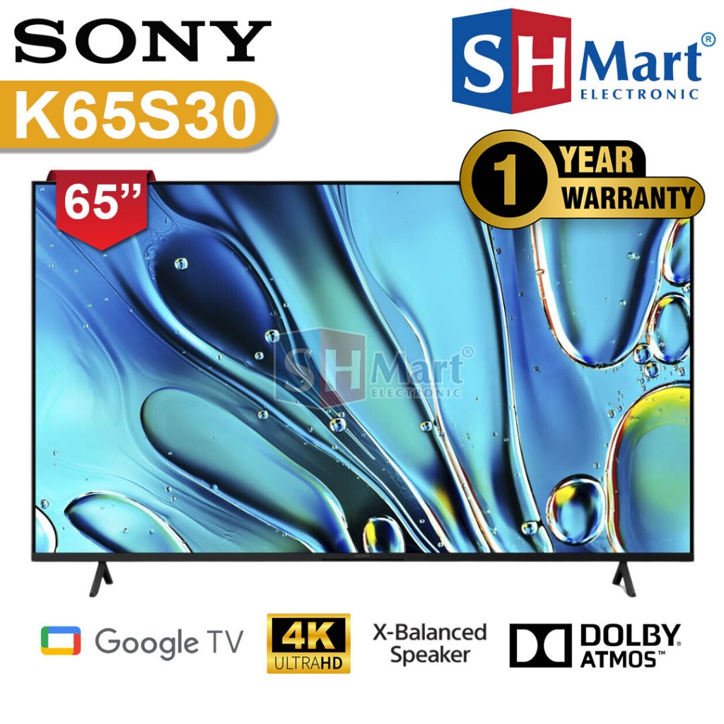 Jual TV SONY BRAVIA 65 INCH K65S30 4K UHD GOOGLE TV NEW 2024 GARANSI ...