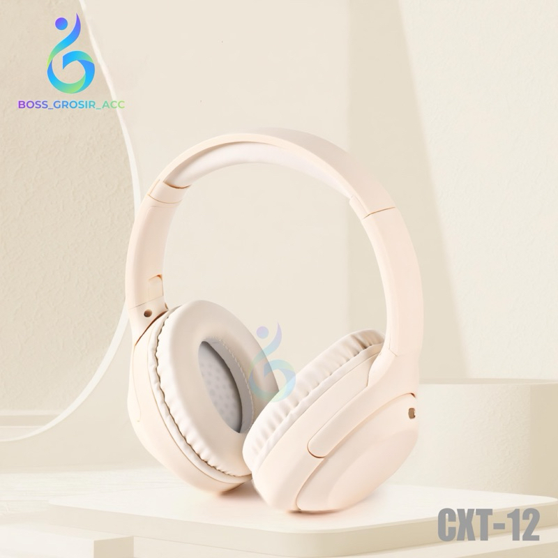 Jual Headphone Bluetooth Wireless CXT-12 Headset Earphone Bluetooth 5.3 ...