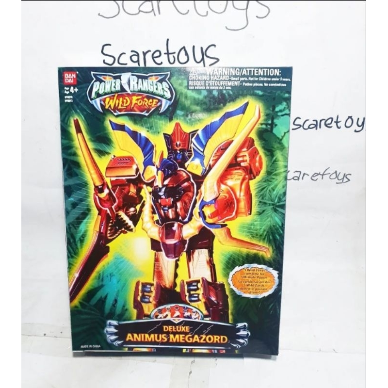 Jual Power Rangers Wild Force deluxe animus megazord Hyakujuu Sentai DX ...