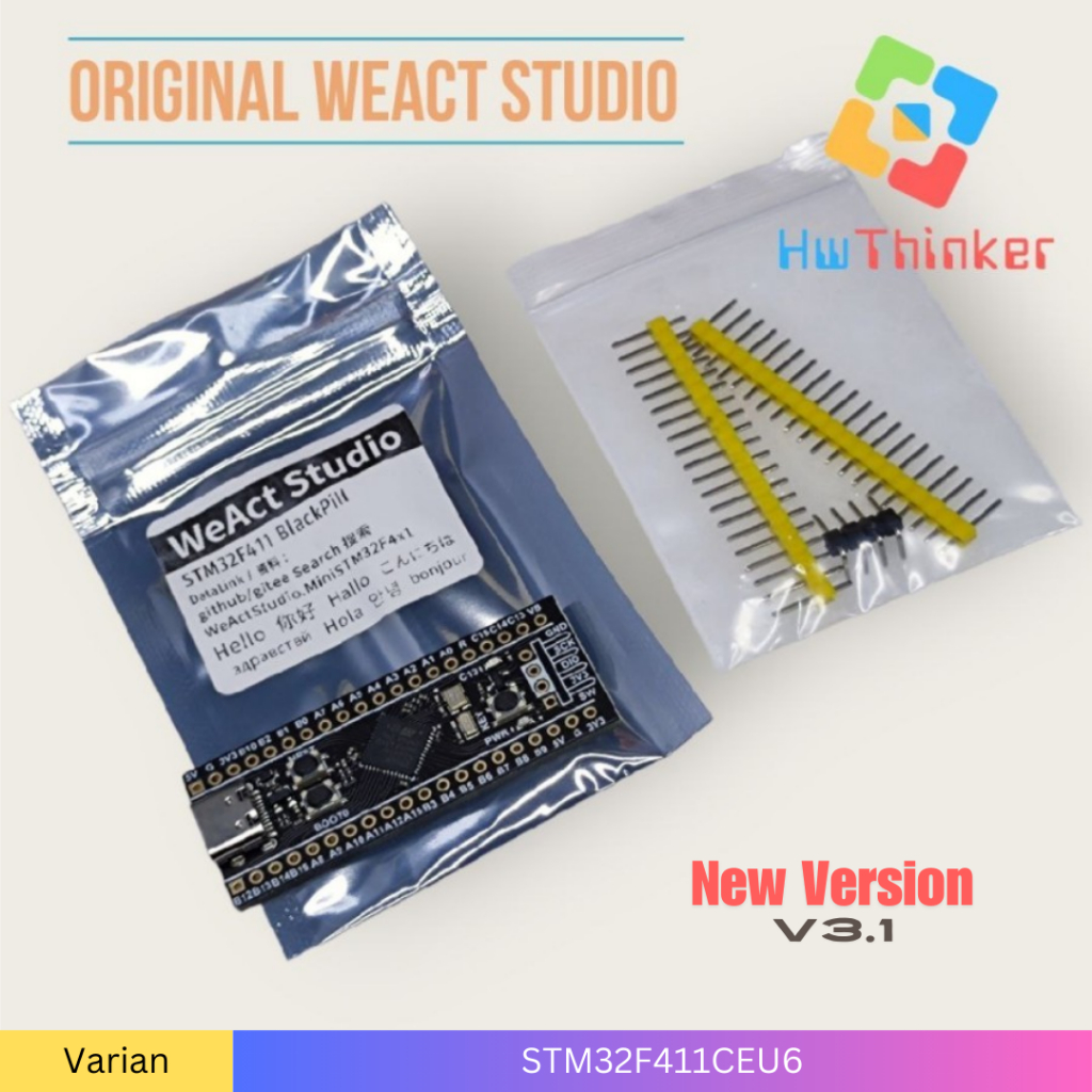 Jual WeAct STM32 STM32F4 STM32F411CEU6 F411 ARM Cortex M4 Blackpill V3.1 | Shopee Indonesia