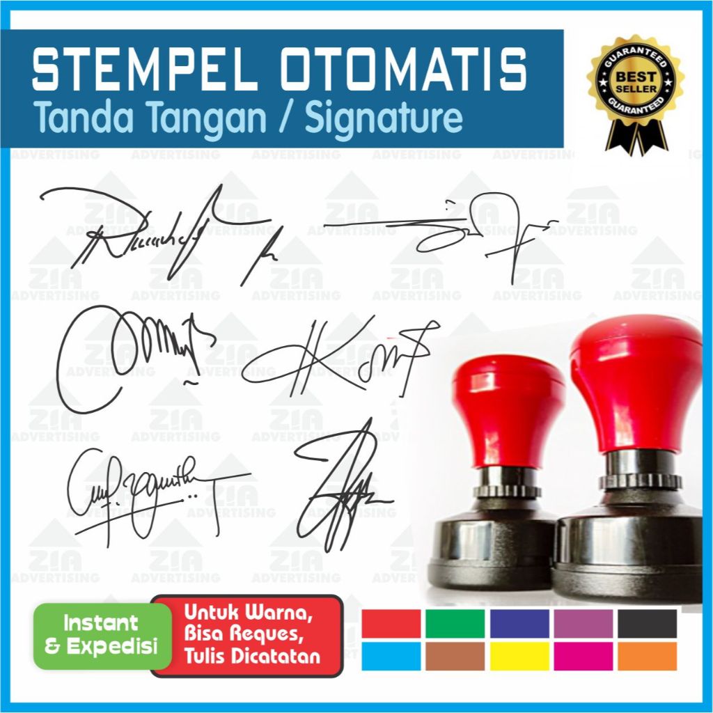 Jual STEMPEL OTOMATIS TANDA TANGAN / SIGNATURE | Shopee Indonesia