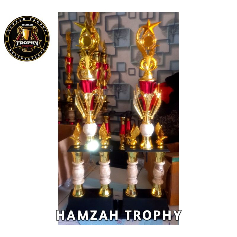 Jual trophy piala marmer 1 set juara 3 bersama ( isi 2 piala ) | Shopee ...