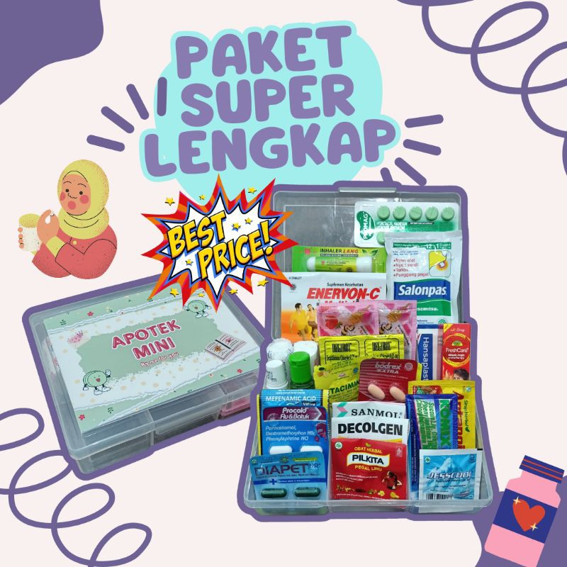 Jual Apotek mini / Haid care / Jompo kit / Gift box | Shopee Indonesia
