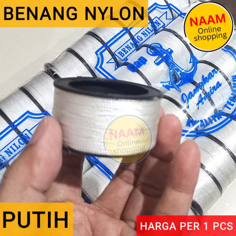 Jual BENANG TUKANG / BENANG NILON ROLL - BENANG BANGUNAN NYLON - BENANG ...