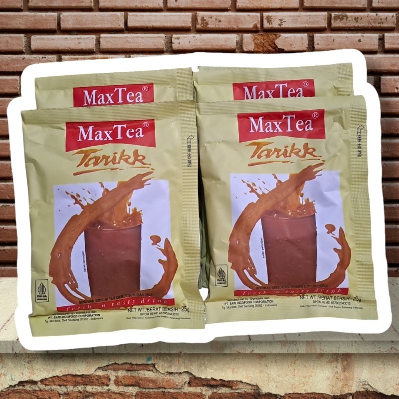 Jual Max Tea Tarik 10 Sachet berat 25g | Shopee Indonesia